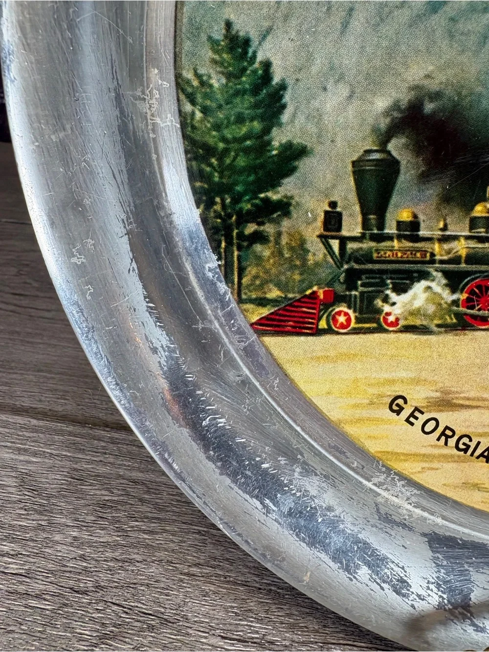 Accents | Vintage Stone Mtn Scenic Rr Decorative Silver Plate | Poshmark